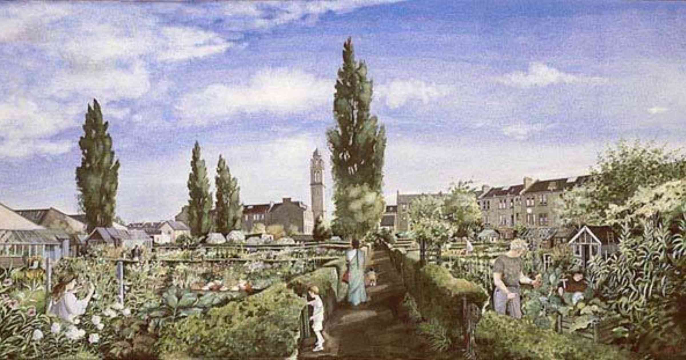 The Allotment (Maxwell St Glasgow South Side) | Avril Paton